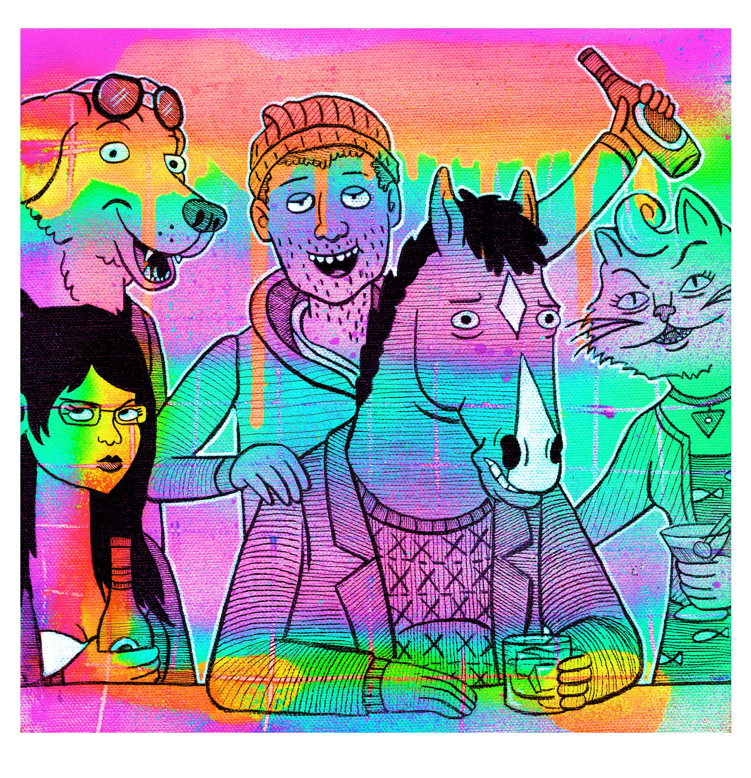 Bo Jack Group PRINT – SouthStreetArtMart