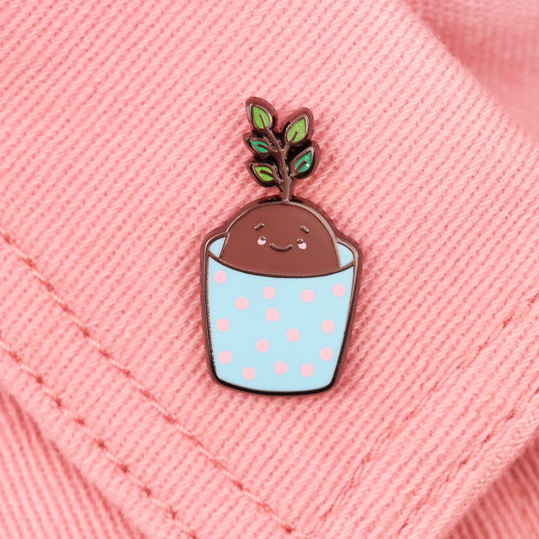 Potato Pot ENAMEL PiN – SouthStreetArtMart