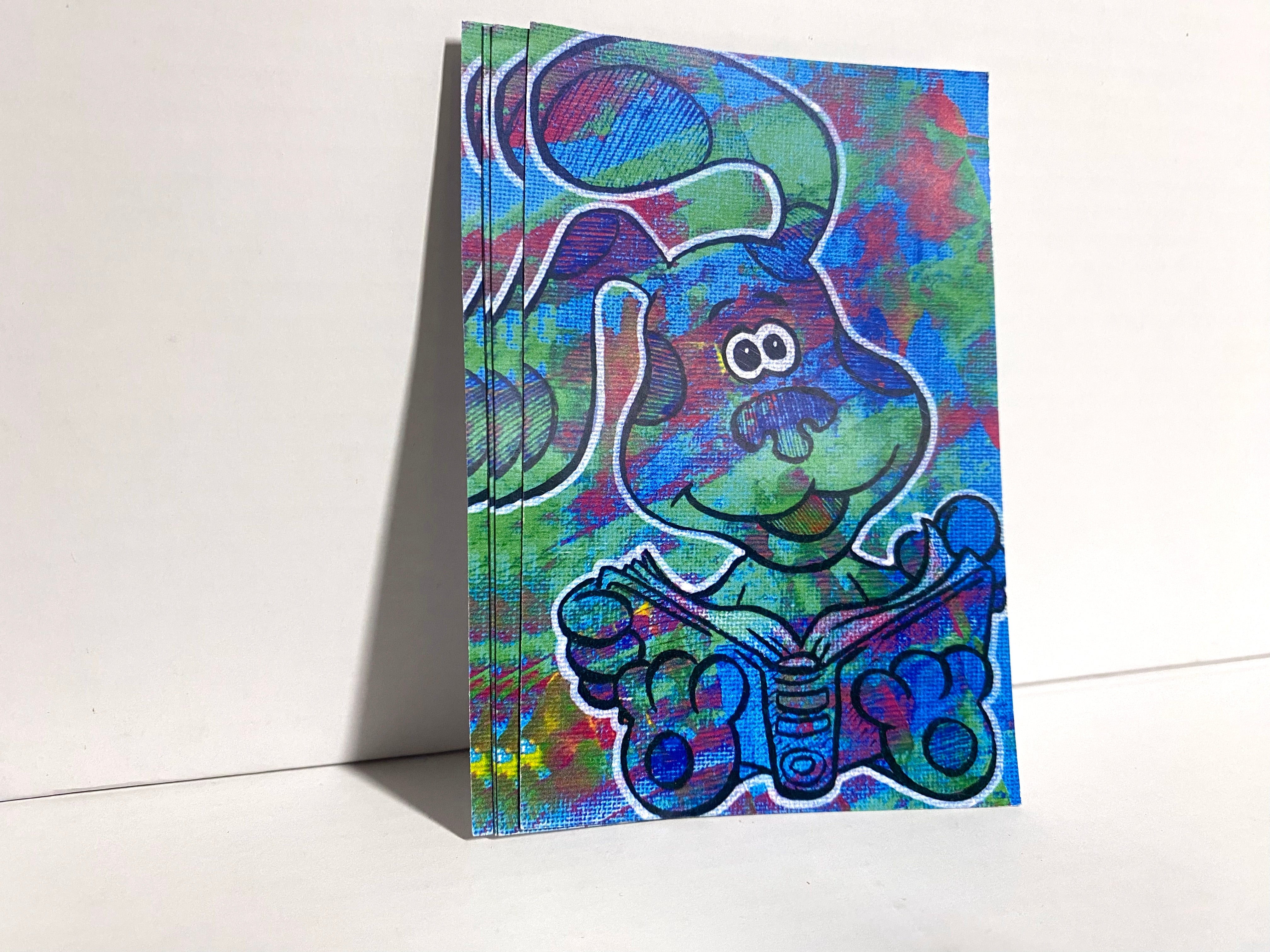 Blue Hint STICKER – SouthStreetArtMart