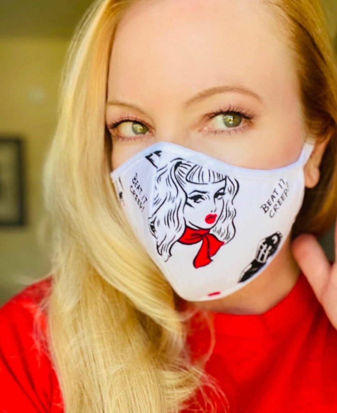Beat It Creep FACE MASK Traci Lords – SouthStreetArtMart