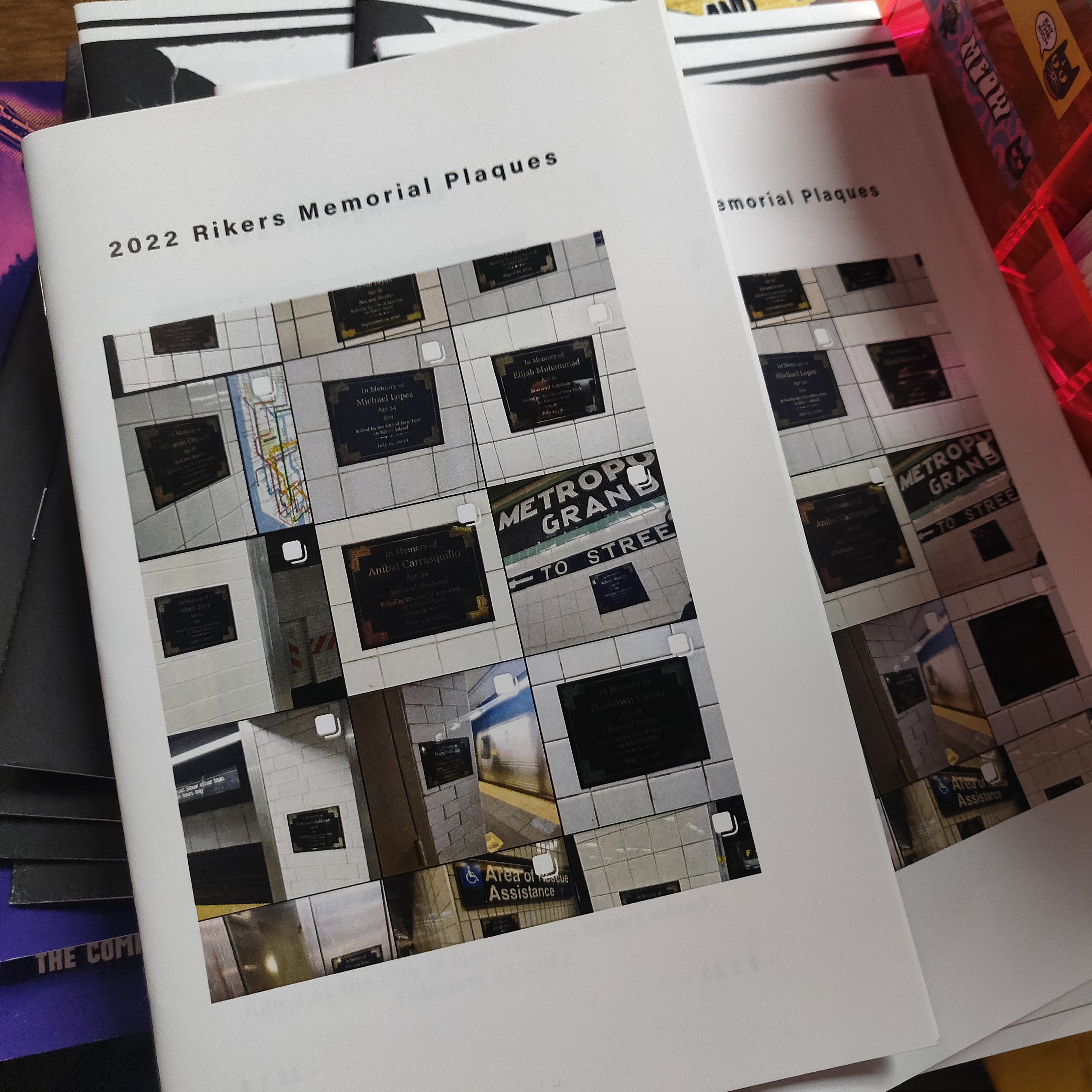 2022 Rikers Memorial Plaques ZiNE – SouthStreetArtMart