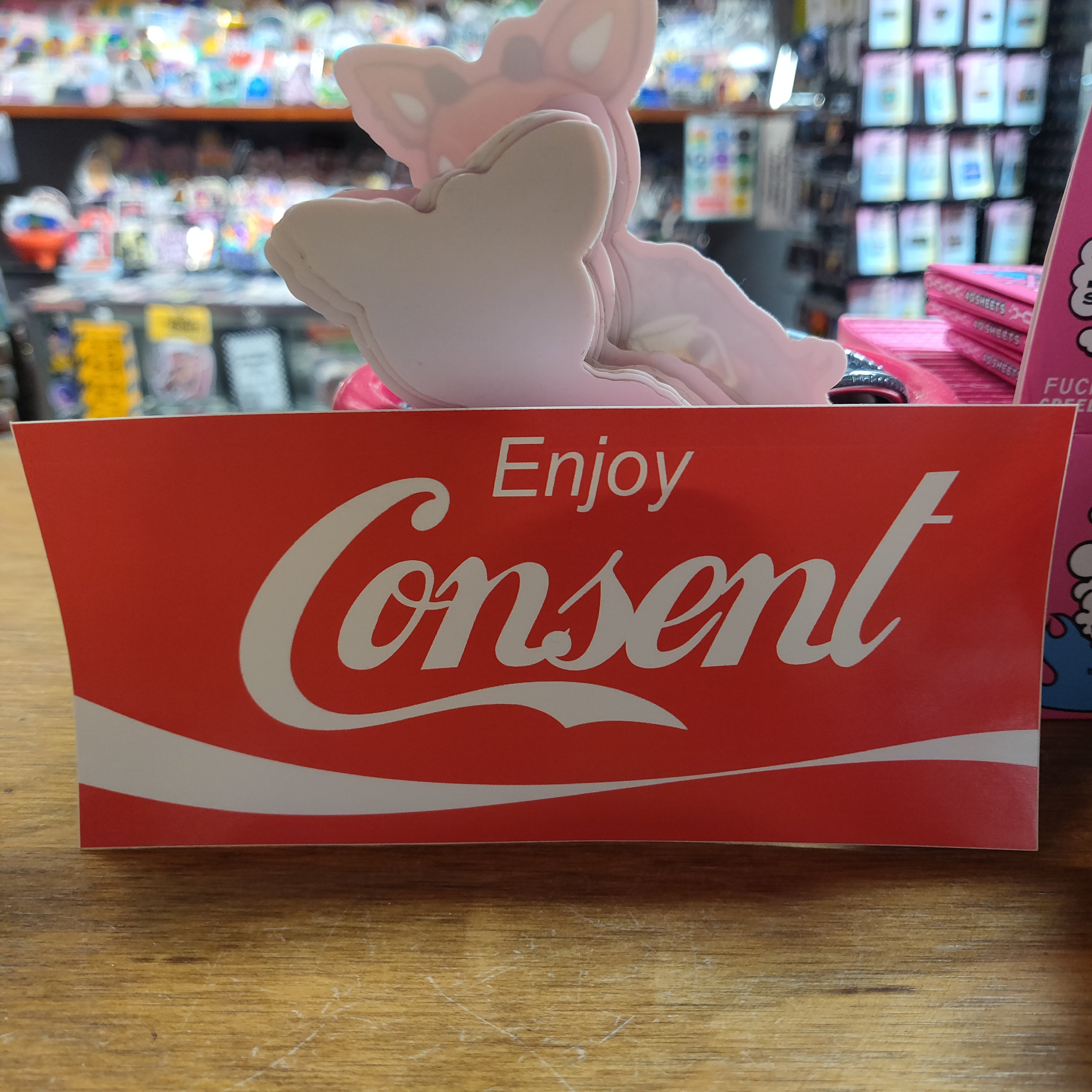 Enjoy Consent STiCKER – SouthStreetArtMart