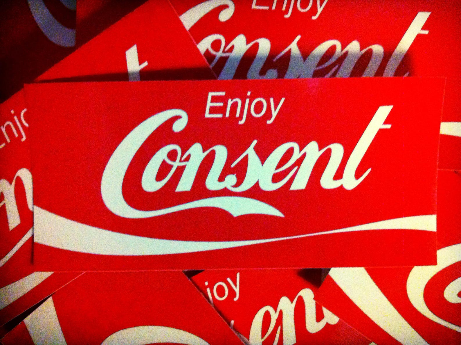 Enjoy Consent STiCKER – SouthStreetArtMart